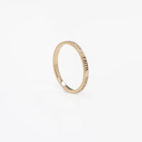 Custom Laser Engraved Diamond Eternity Band